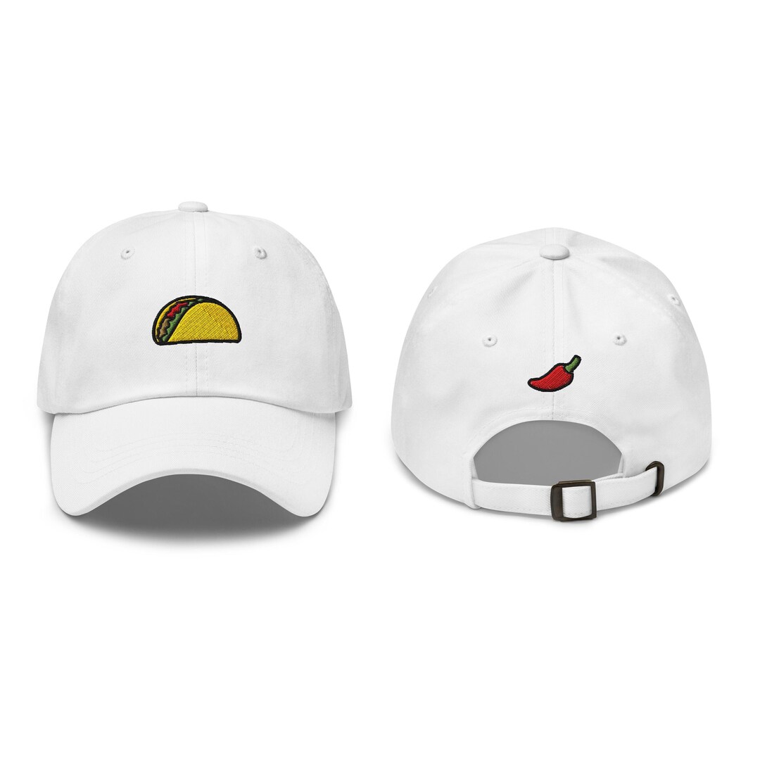 Taco Embroidered Baseball Cap | Spicy Pepper Hat - Etsy