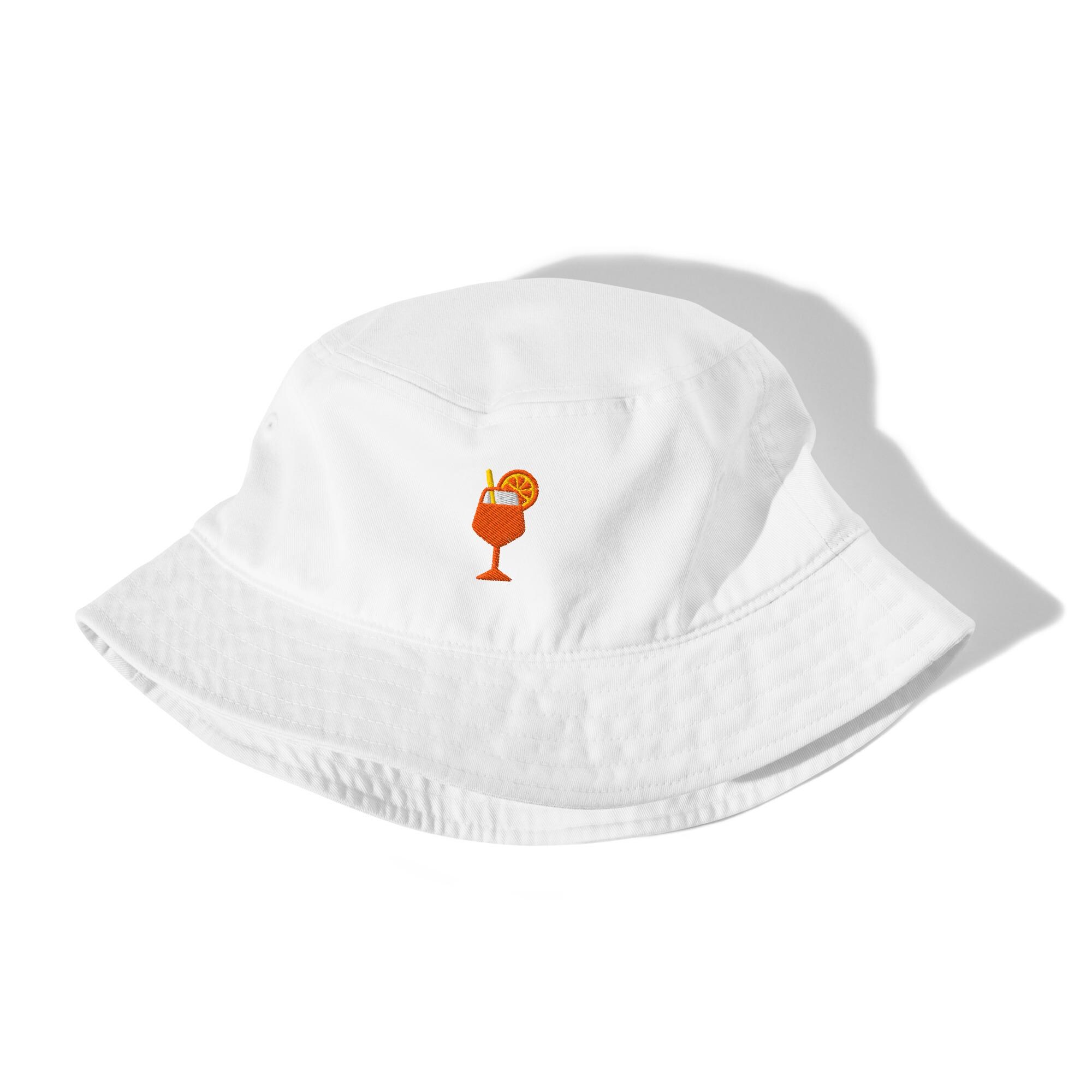 Aperol Spritz Embroidered Bucket Hat - Etsy