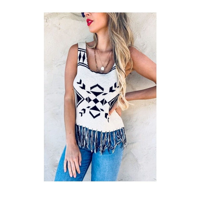Bohemian Tank Top - Etsy
