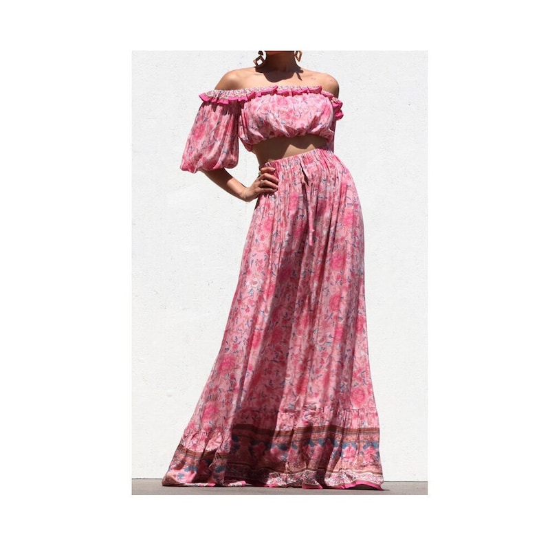 Pink Bohemian Outfits - Etsy