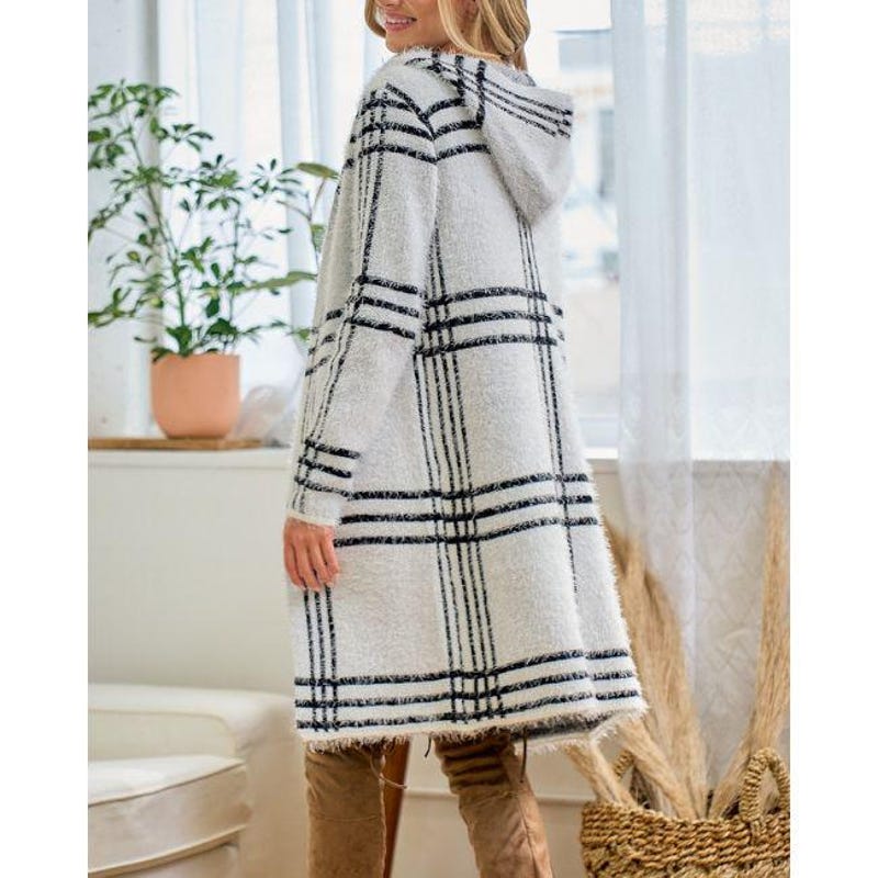 Plaid Winter Coats Women - Etsy