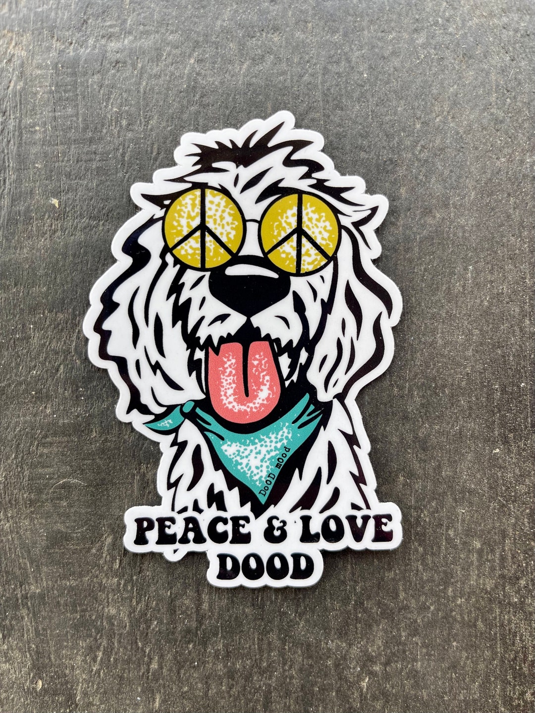 Hippie Doodle Sticker Goldendoodle Sticker Goldendoodle Labradoodle ...