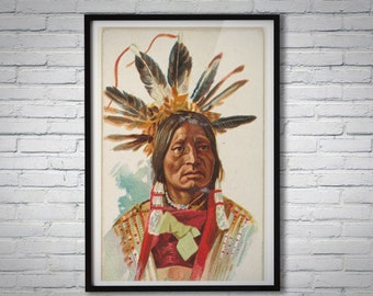Blackfeet Indian Art - Etsy