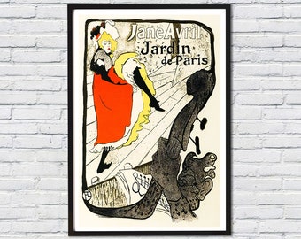 Jane Avril Poster - Etsy