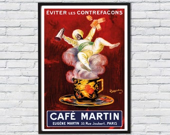 Cafe Martin Poster - Etsy