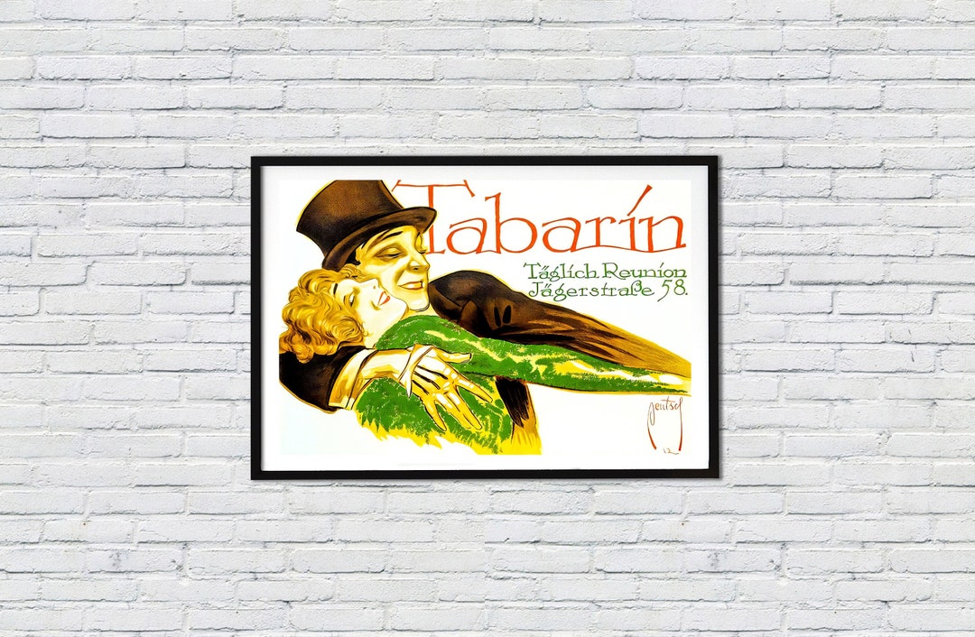 Tabarin Vintage Entertainment Poster Wall Decor /canvas Print - Etsy