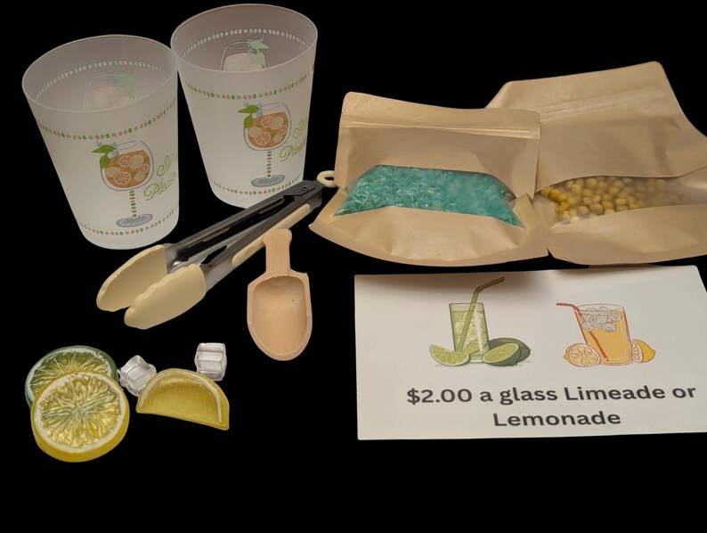 Lemonade Stand Sensory Bin, Montessori Play Kit - Etsy