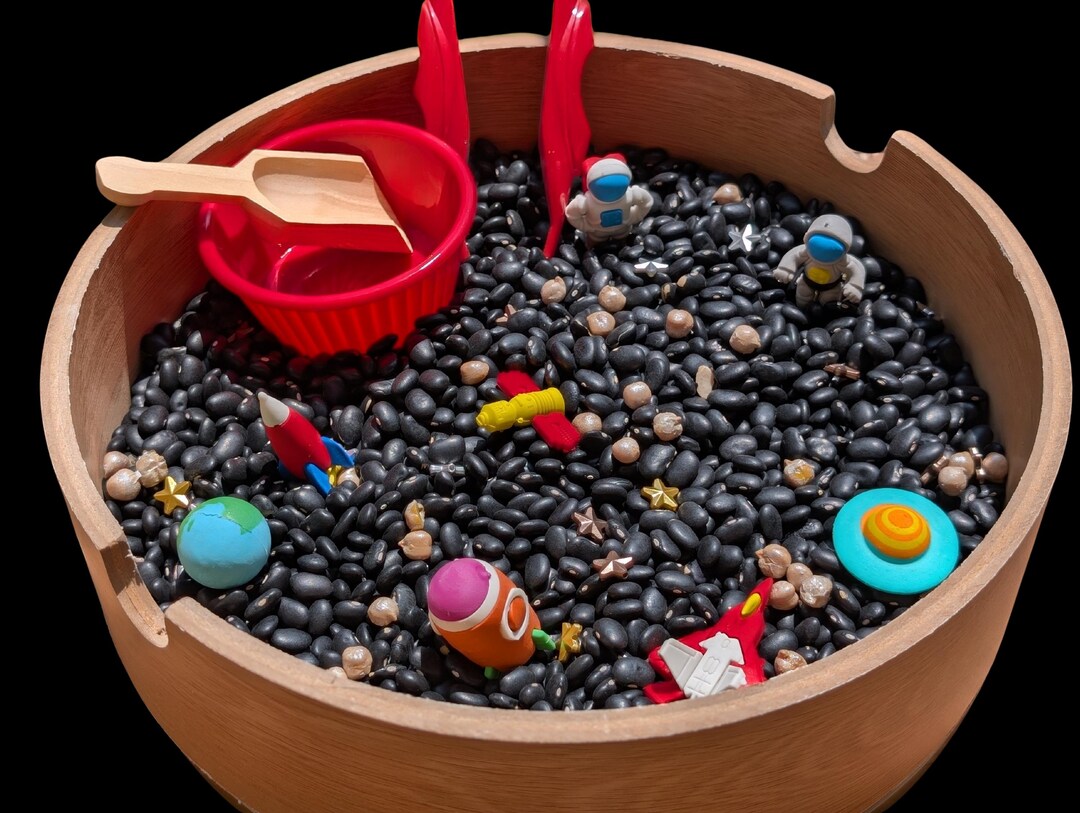 Outer Space Sensory Bin, Montessori Play Kit, Pretend Play, Toddler ...