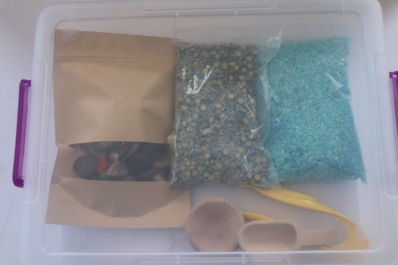 Animal Swamp Sensory Bin, Sensory Bin, Preschool Activity, Sensory Play ...