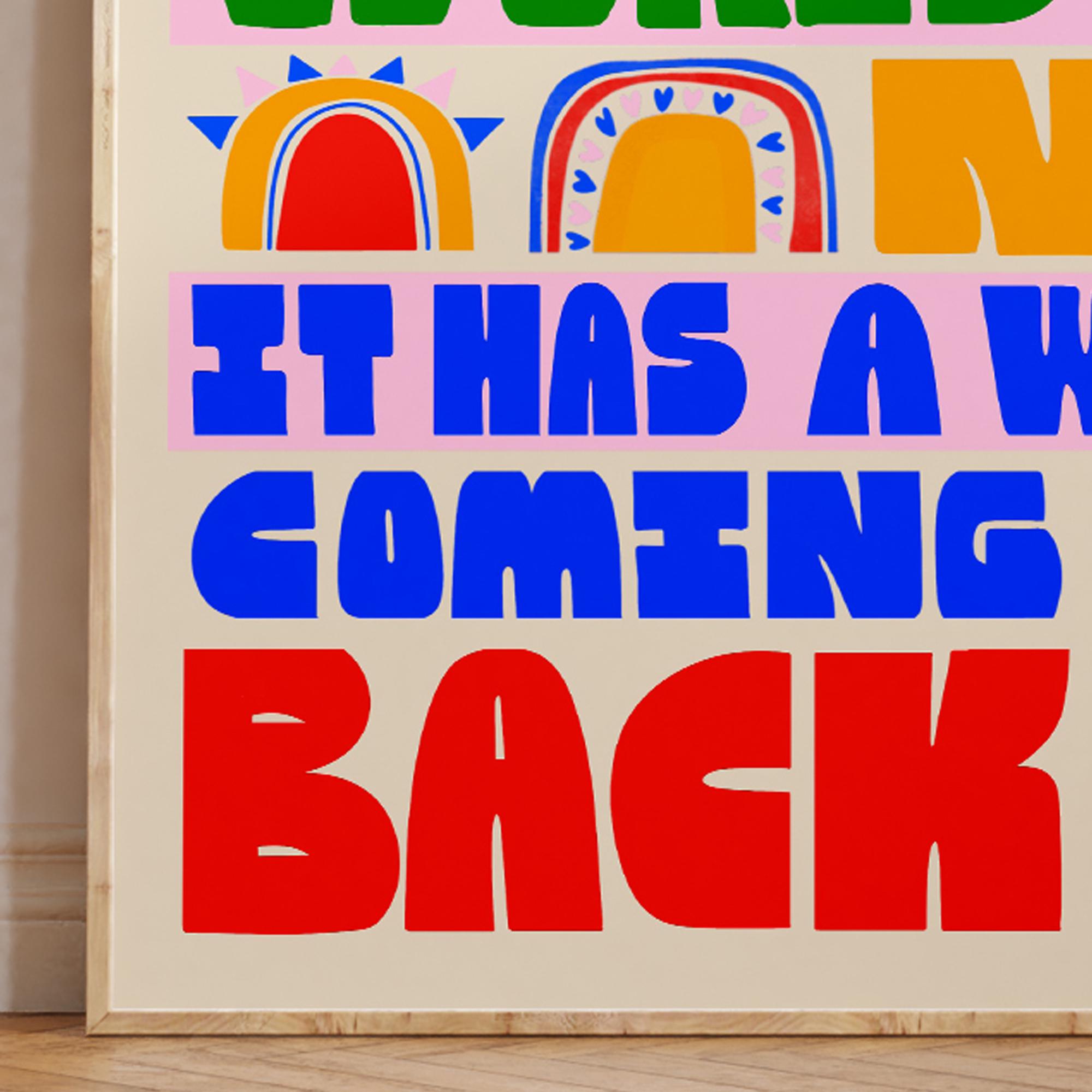 Retro Classroom Poster for Teachers, Positive Art for Creatives ...