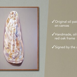 Modern Coastal Wall Art, Oyster Shell Painting, Bedroom Wall Art ...