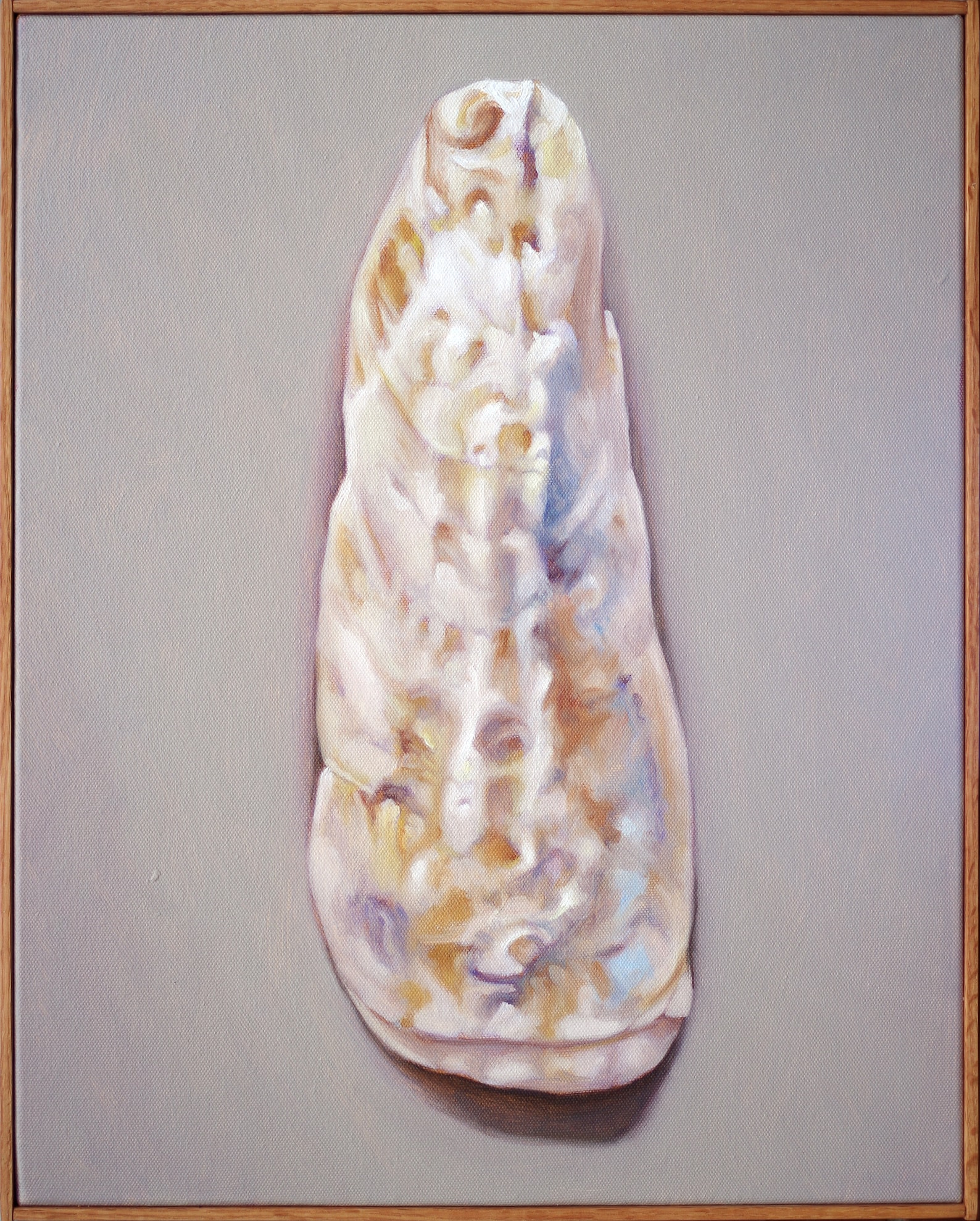 Modern Coastal Wall Art, Oyster Shell Painting, Bedroom Wall Art 20x16 ...