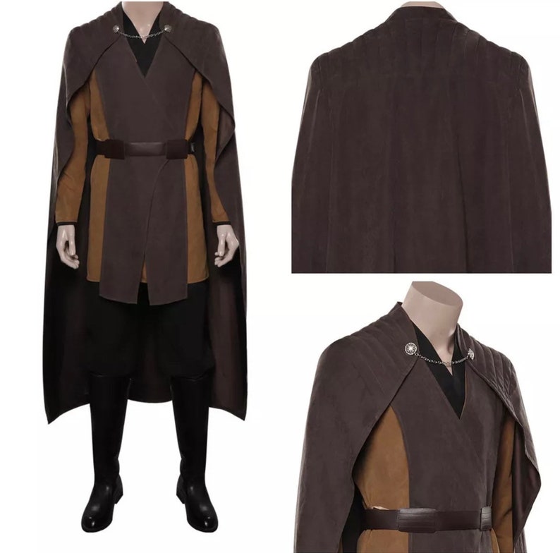 Count Dooku Jedi Robe Cosplay Costume Outfits Sith Men Cloak - Etsy