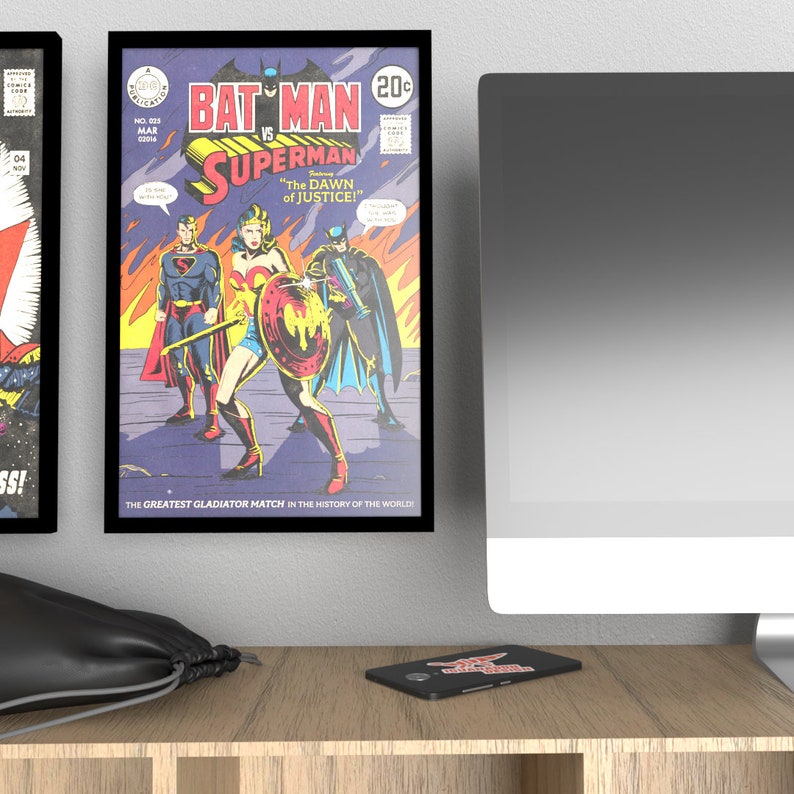 11x17 Bvs Comic Inspired Movie Poster - Etsy