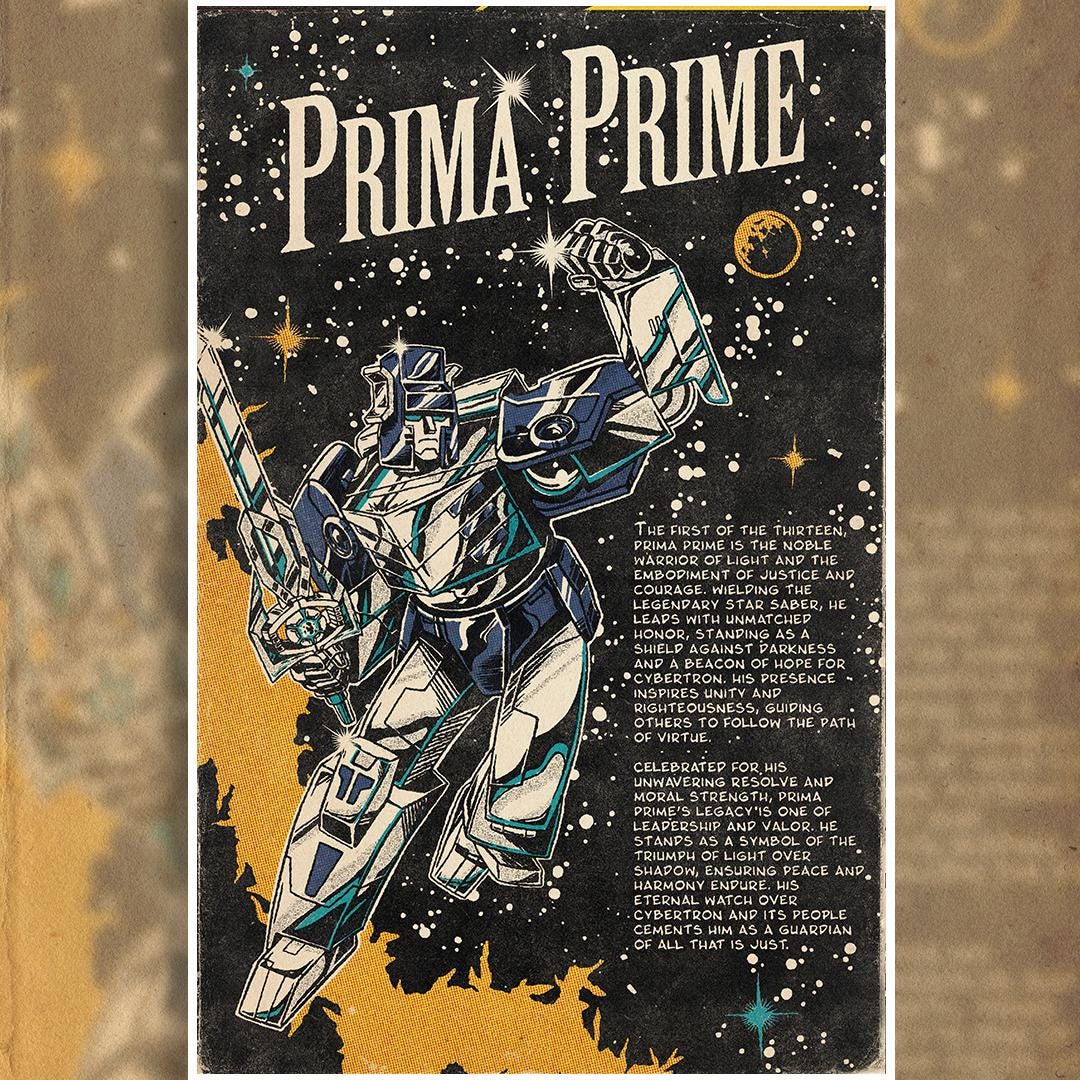 11x17 Prima Prime Comic Inspired Poster - Etsy
