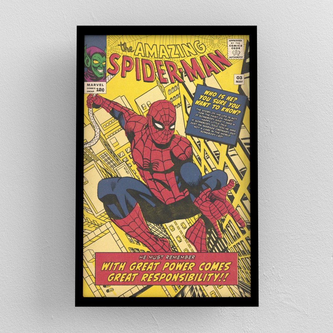 11x17 Spiderman 1 Comic Inspired Movie Poster - Etsy