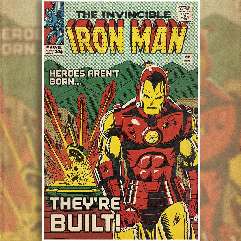 Vintage Ironman Comic - Etsy