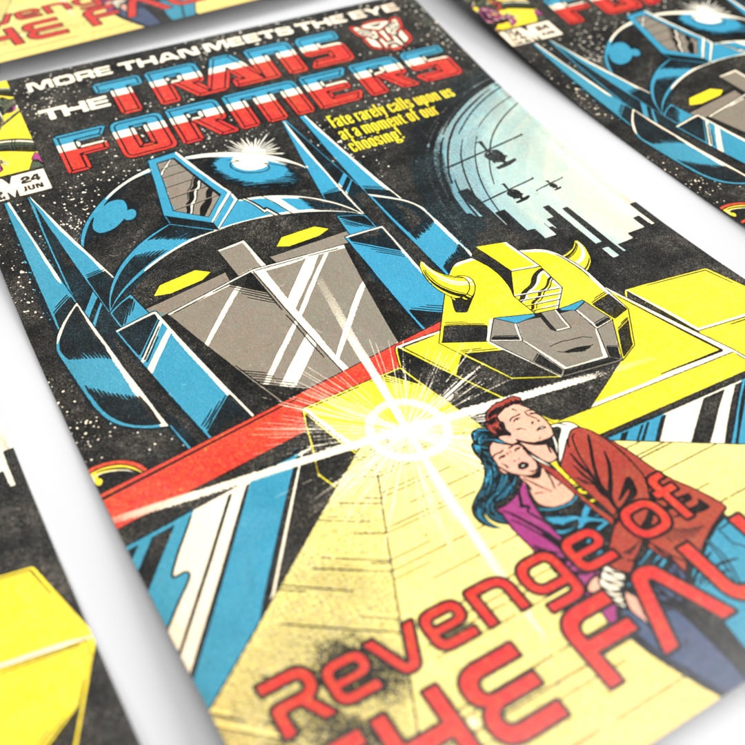 11x17 Transformers 2 Comic Inspired Movie Poster - Etsy