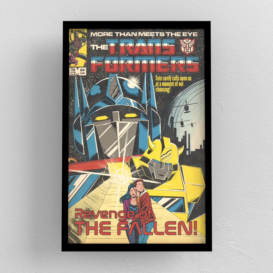 11x17 Transformers 2 Comic Inspired Movie Poster - Etsy