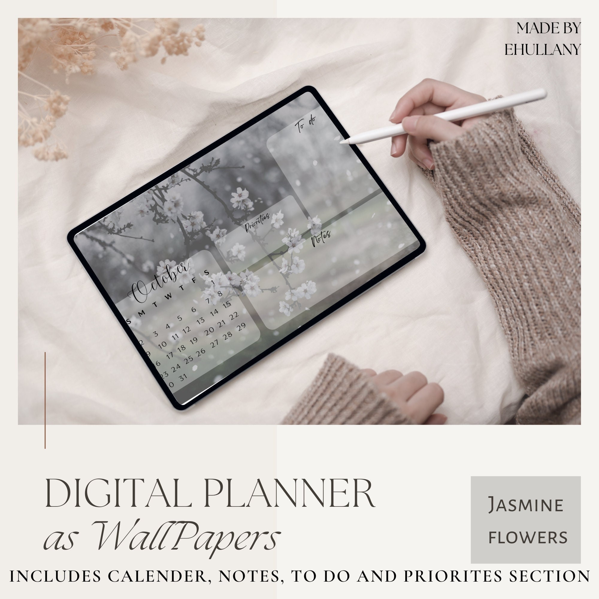 Digital Wallpaper and Planner for Ipad Tablets Computers - Etsy