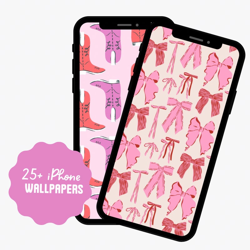 Bow Wallpaper for iPhone - Etsy