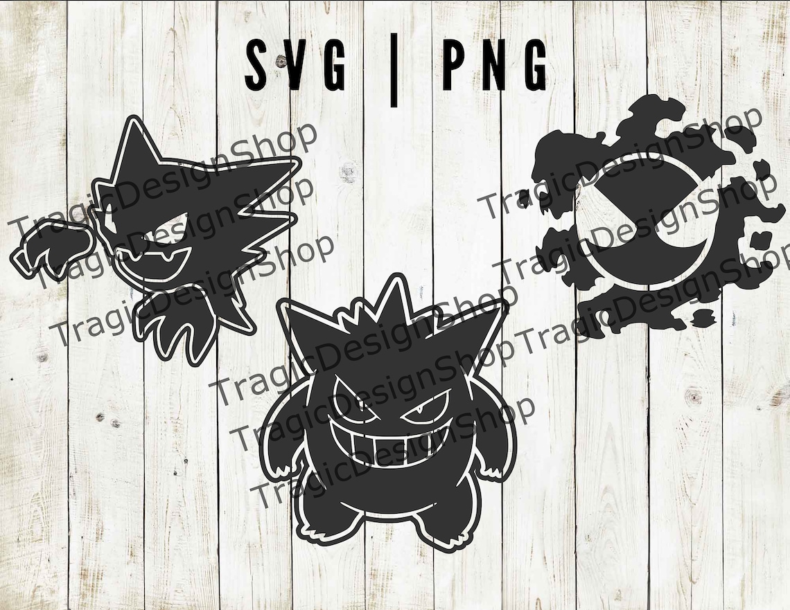 Pokemon Halloween,gengar Svg, Haunter Svg, Pokemon Svg, Pokemon, Gengar ...