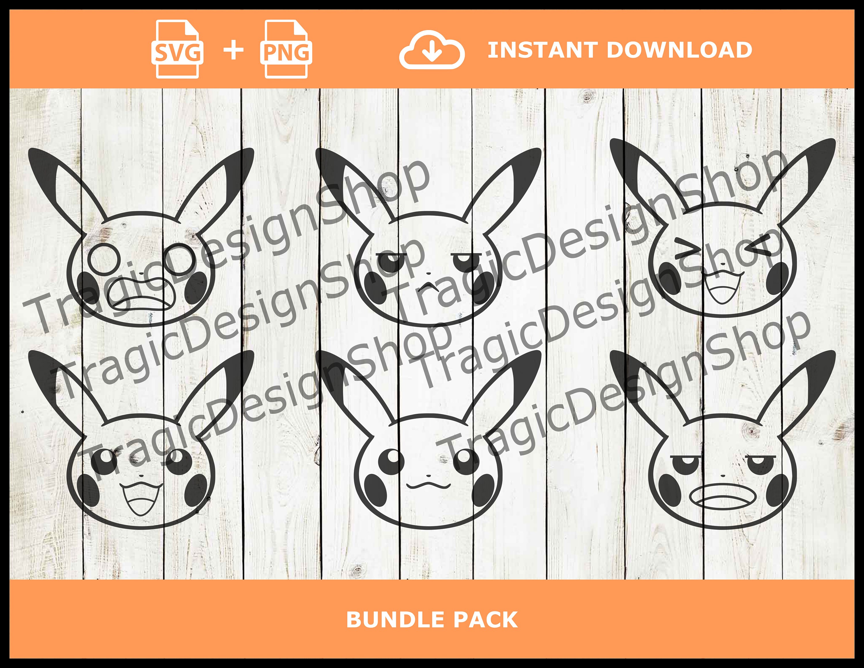 Pikachu svg pikachu silueta pokemon svg pokemon pikachu - Etsy España