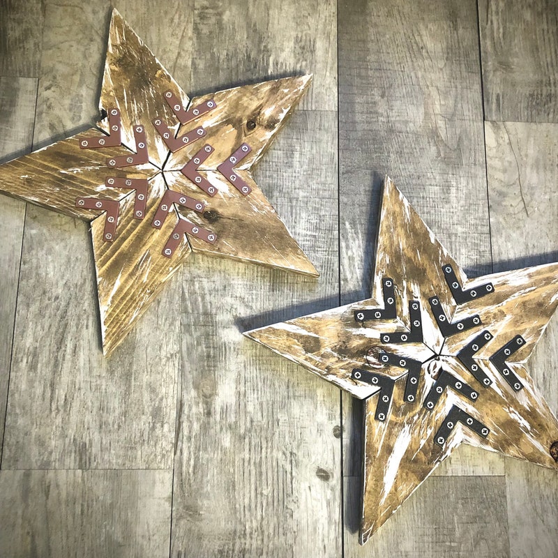 Rustic Star Decor - Etsy