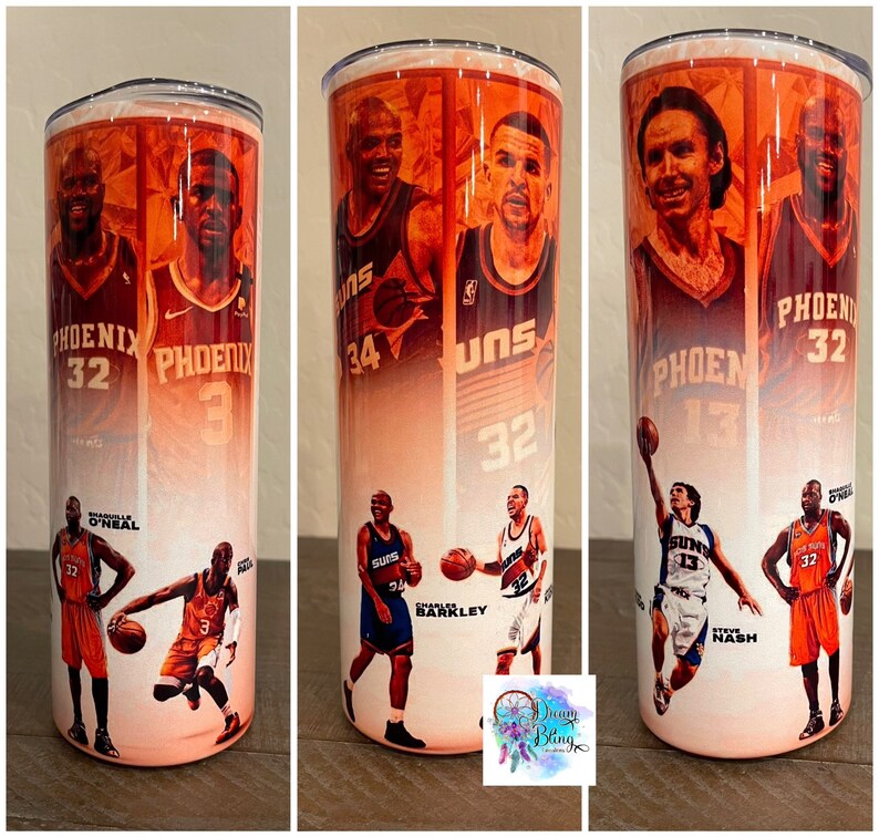 Phoenix Suns, 20oz Tumbler, Stainless Steel, Sublimation - Etsy