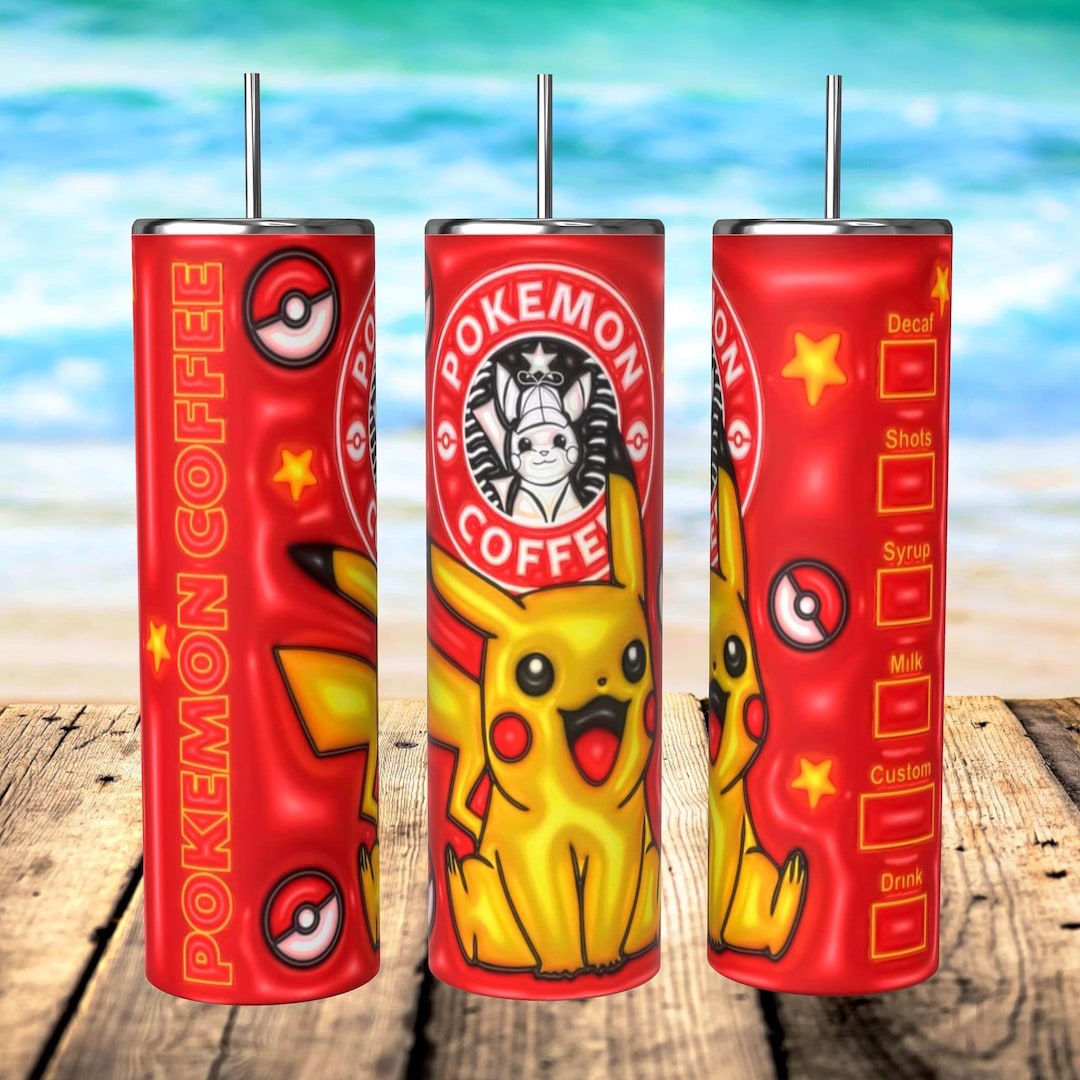 Pokémon Starbucks Tumbler, Various Sizes & Styles Available, Stainless ...