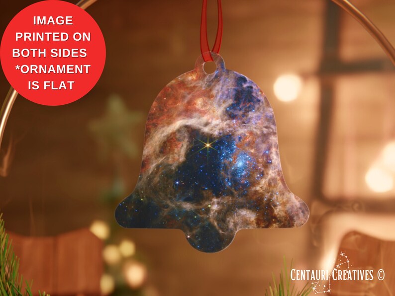 James Webb Space Telescope Tarantula Nebula Metal Christmas Ornaments ...