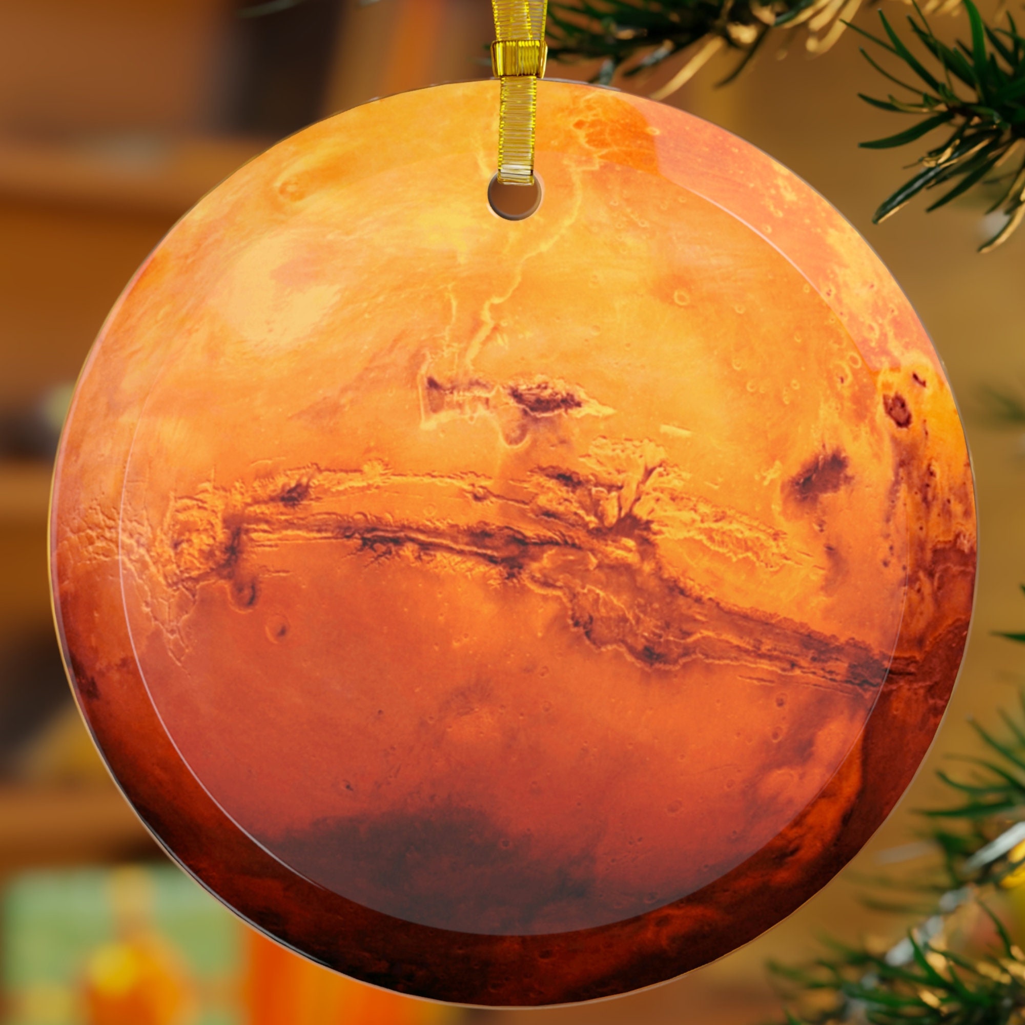 Solar System Ornaments Set Glass Christmas Tree Ornaments NASA Space ...