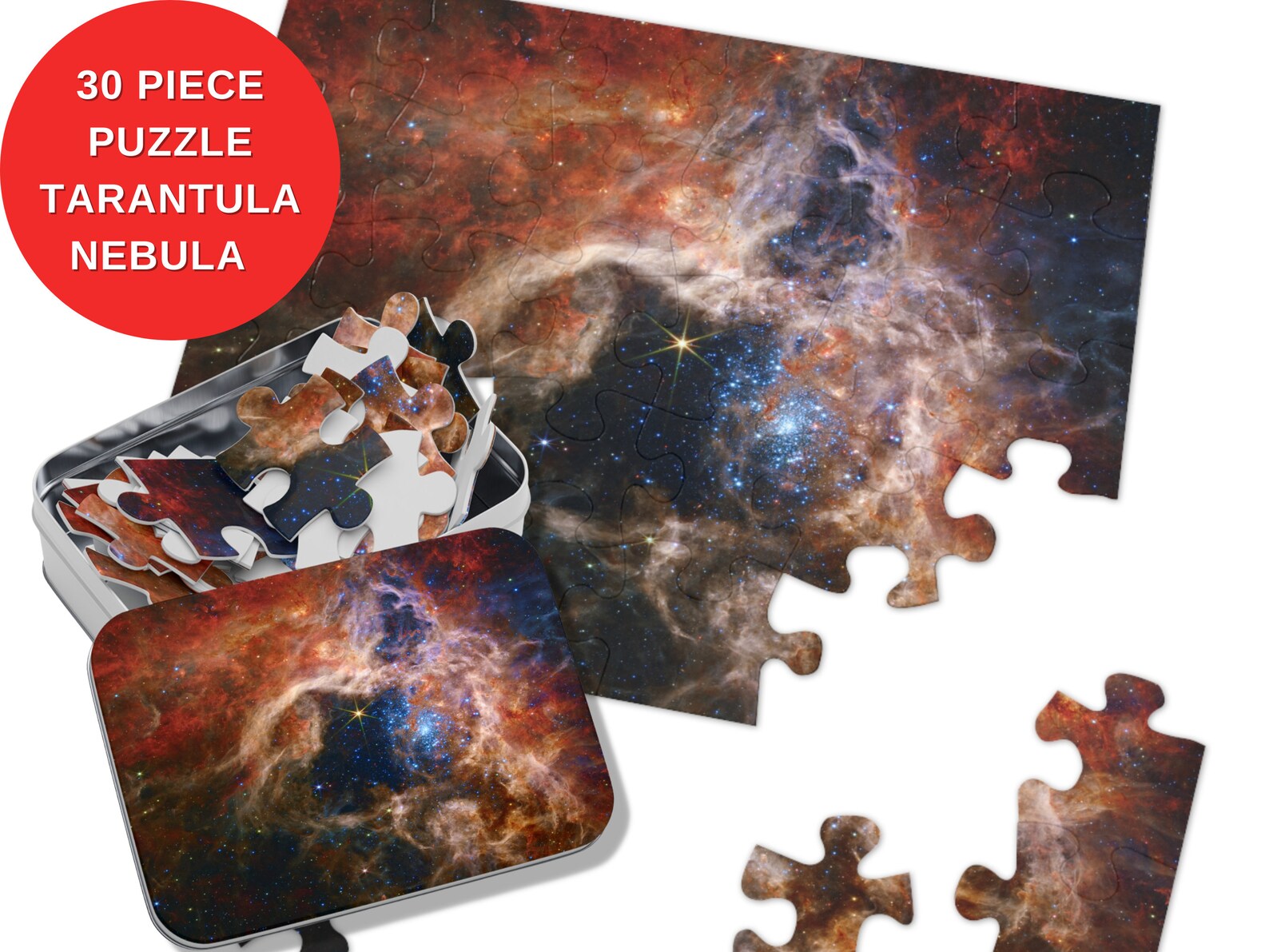 Tarantula Nebula Puzzle: James Webb Telescope, NASA Astronomy Gift ...
