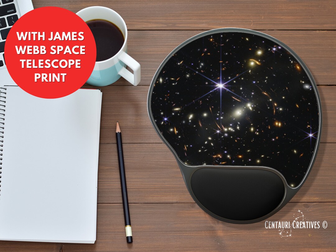James Webb Space Telescope Mouse Pad With Wrist Rest Deep Field Work ...