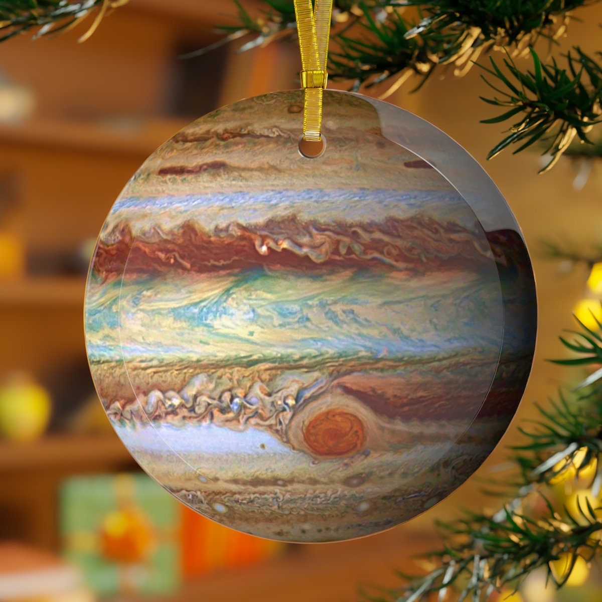 Planet Jupiter Glass Ornament | Astronomy Space Gift - Etsy