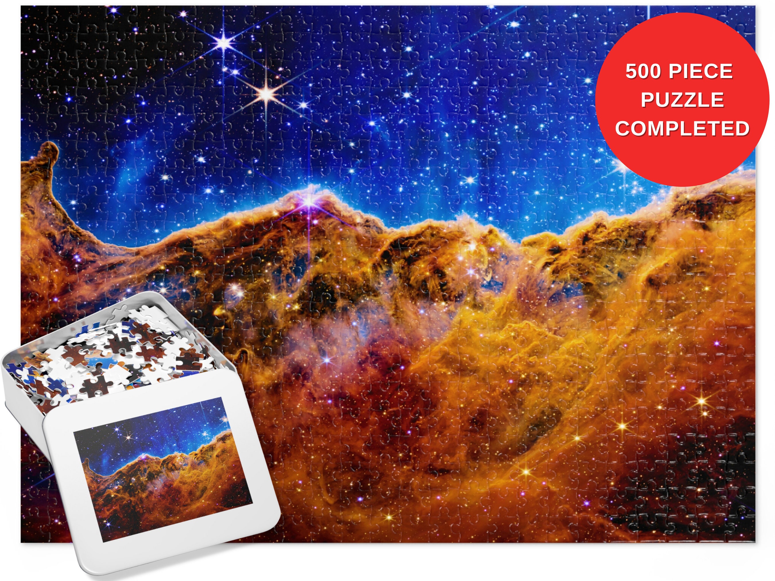 James Webb Space Telescope Jigsaw Puzzles for Adults of Cosmic Cliffs ...