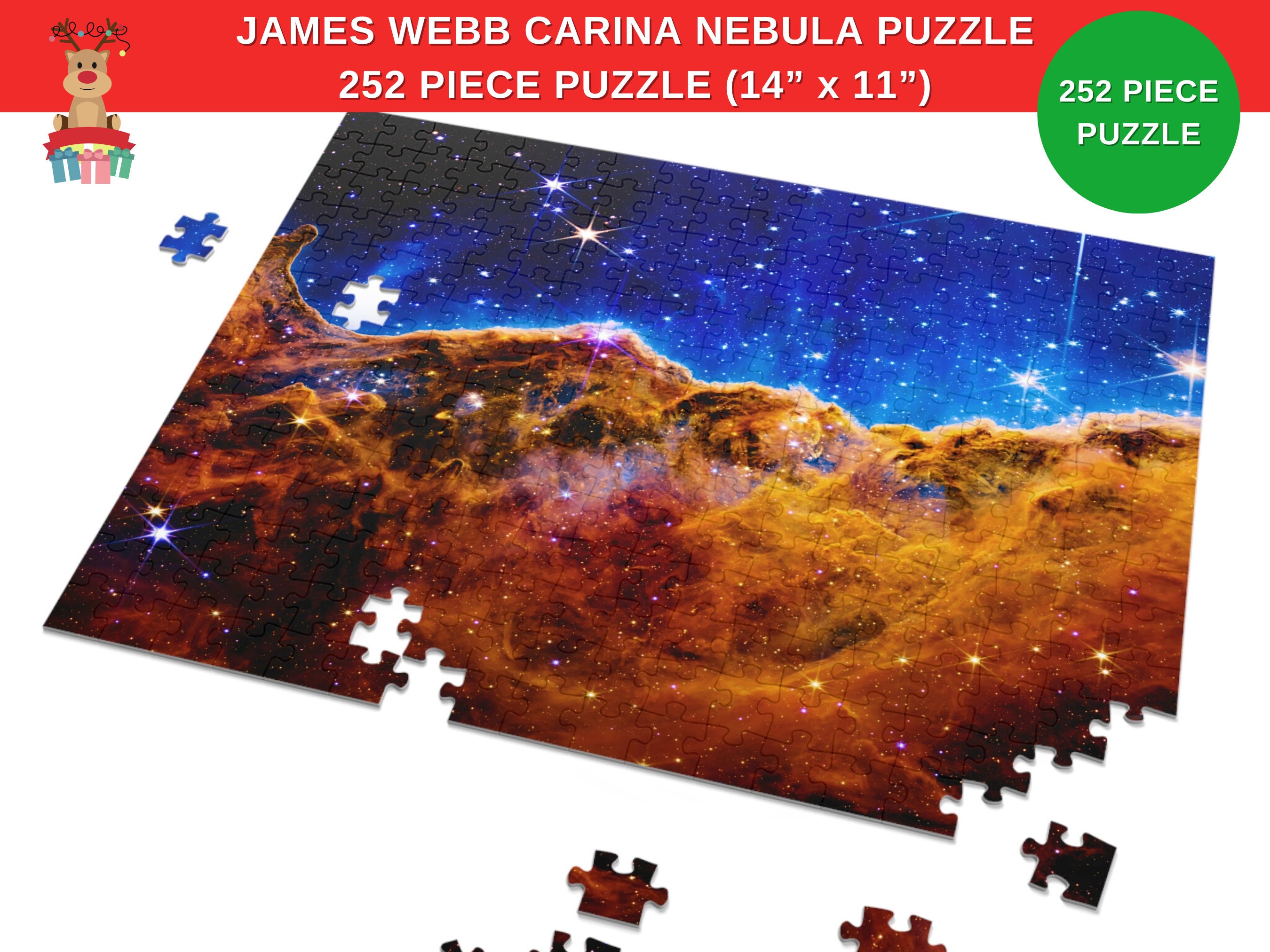 James Webb Space Telescope Jigsaw Puzzles for Adults of Cosmic Cliffs ...