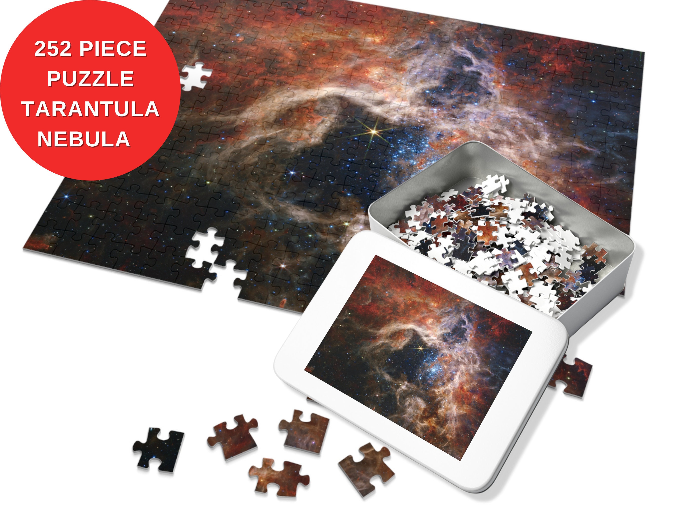 Tarantula Nebula Puzzle: James Webb Telescope, NASA Astronomy Gift ...