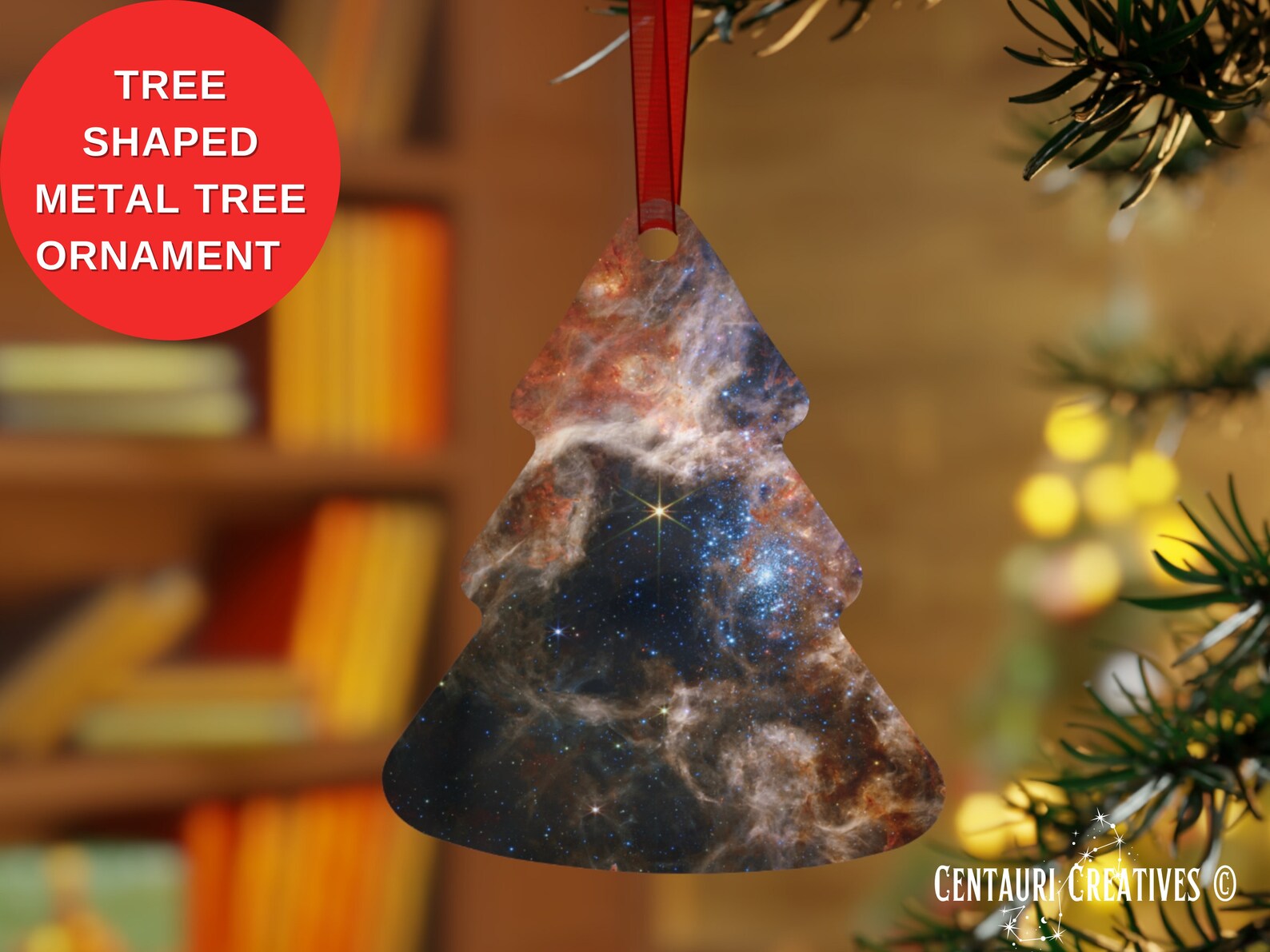 James Webb Space Telescope Tarantula Nebula Metal Christmas Ornaments ...