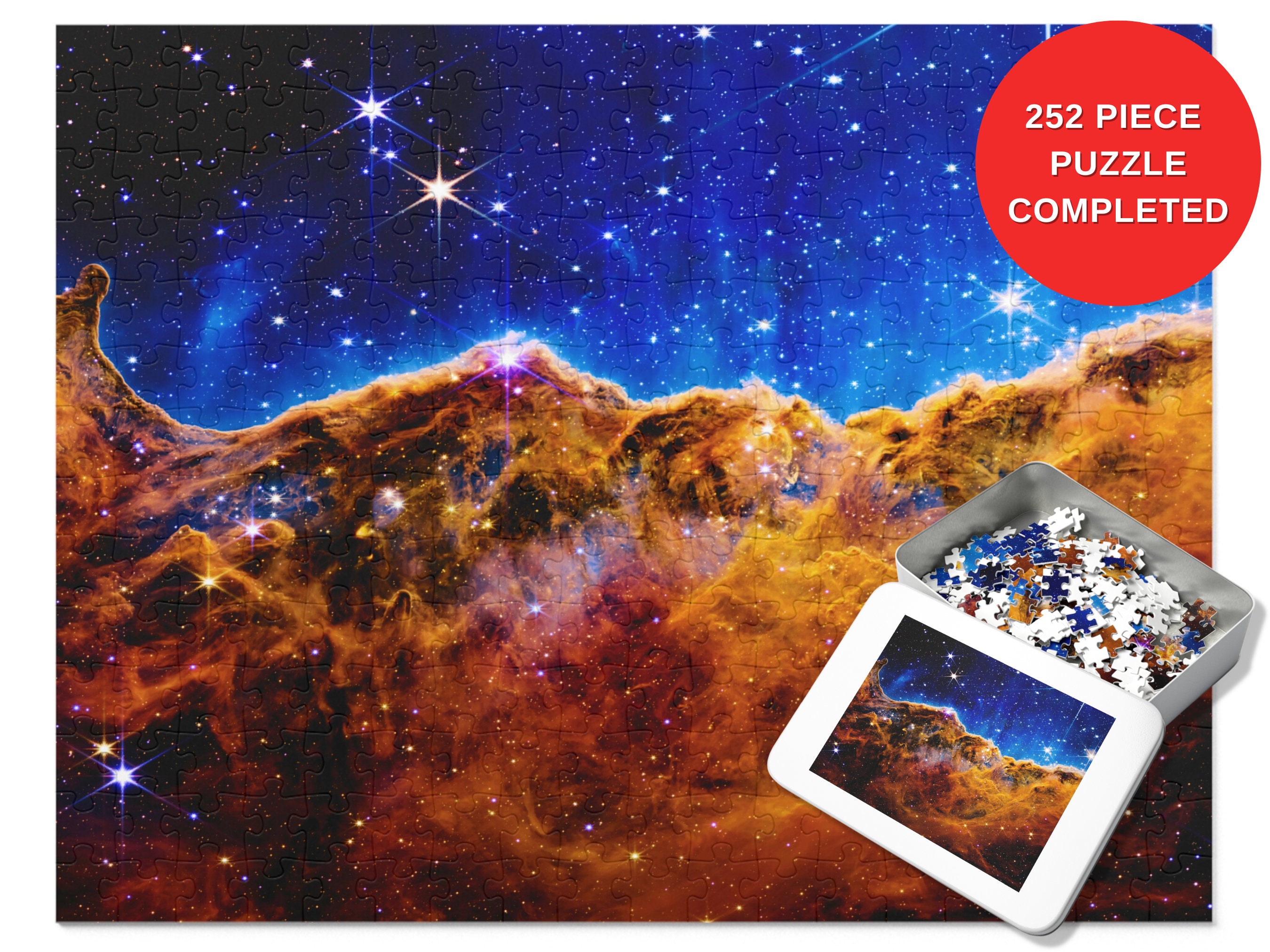 James Webb Space Telescope Jigsaw Puzzles for Adults of Cosmic Cliffs ...