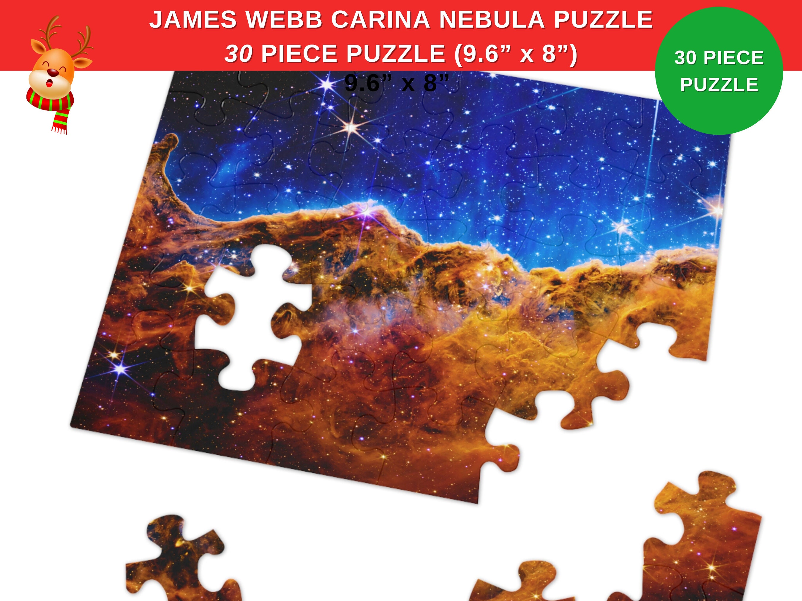James Webb Space Telescope Jigsaw Puzzles for Adults of Cosmic Cliffs ...