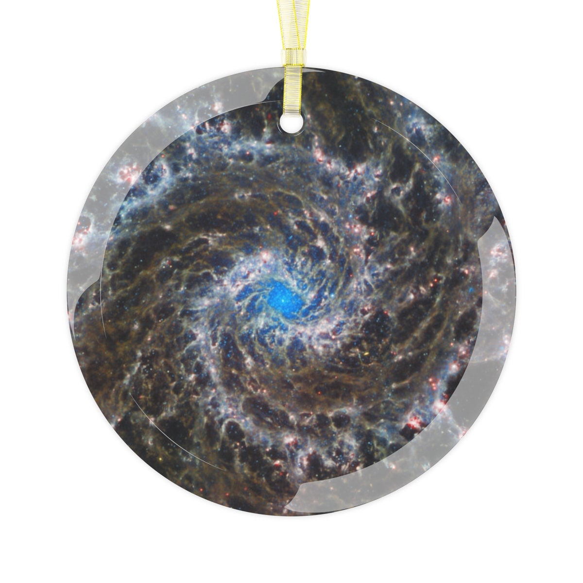 James Webb Space Telescope Glass Christmas Tree Ornament - Etsy
