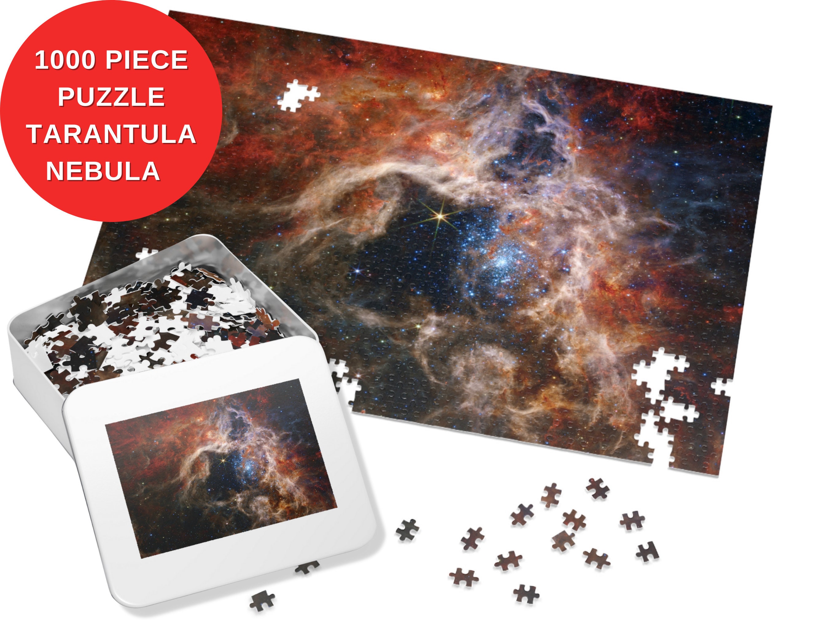 Tarantula Nebula Puzzle: James Webb Telescope, NASA Astronomy Gift ...