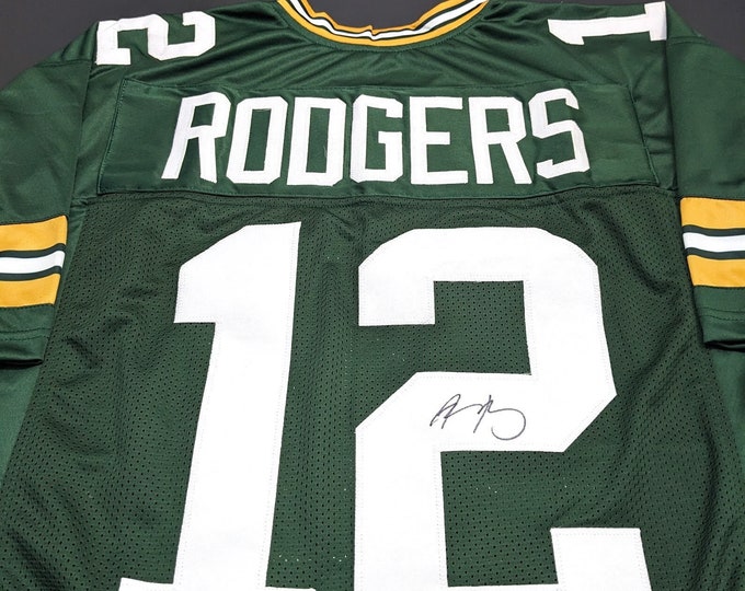 Aaron Rodgers Green Bay Packers Autographed Signed Jersey COA - Etsy