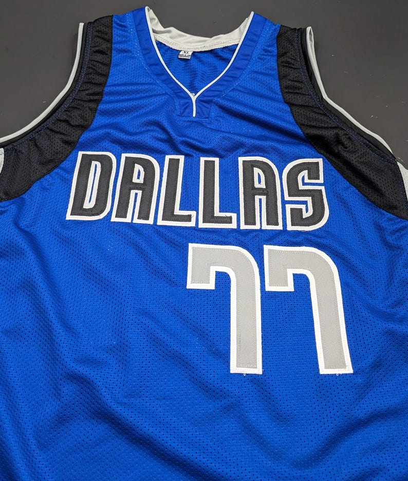 Luka Doncic Dallas Mavericks Autographed Signed Jersey With COA - Etsy