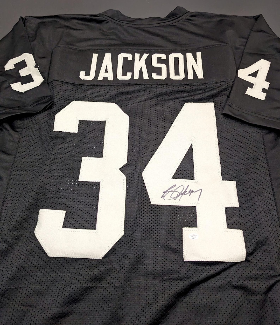 Bo Jackson Oakland Raiders Autographed Signed Jersey With COA - Etsy