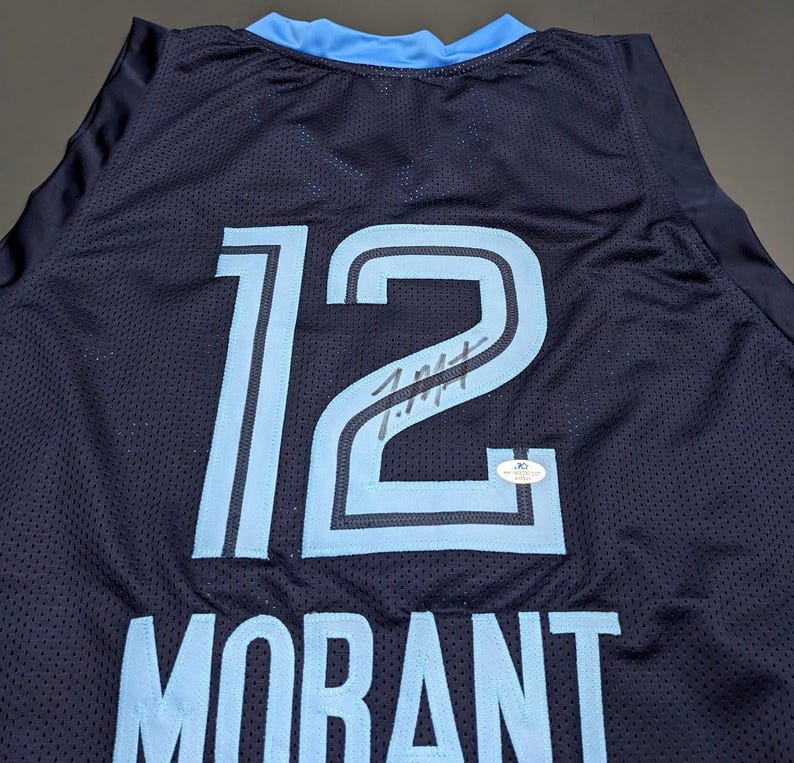 Ja Morant Memphis Grizzlies Autographed Signed Jersey With COA - Etsy