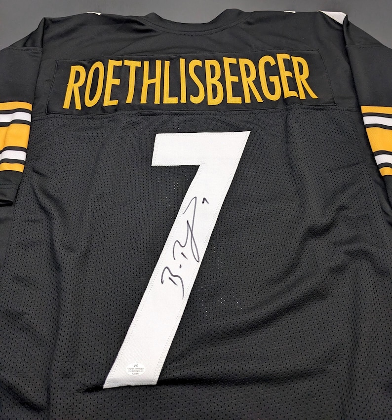 Ben Roethlisberger Pittsburgh Steelers Autographed Signed Jersey With ...