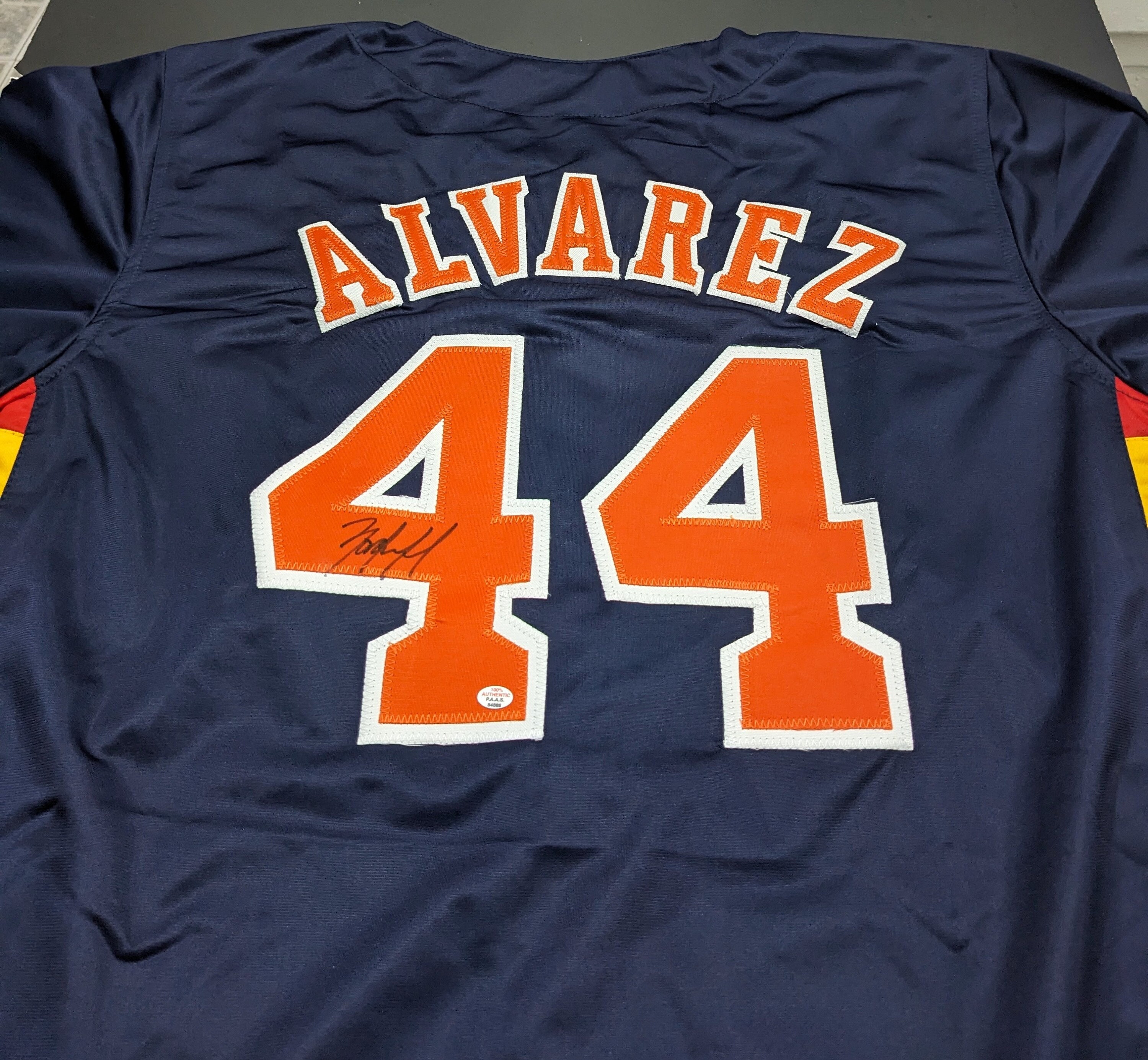 Yordan Alvarez Houston Astros Autographed Signed Jersey With COA - Etsy