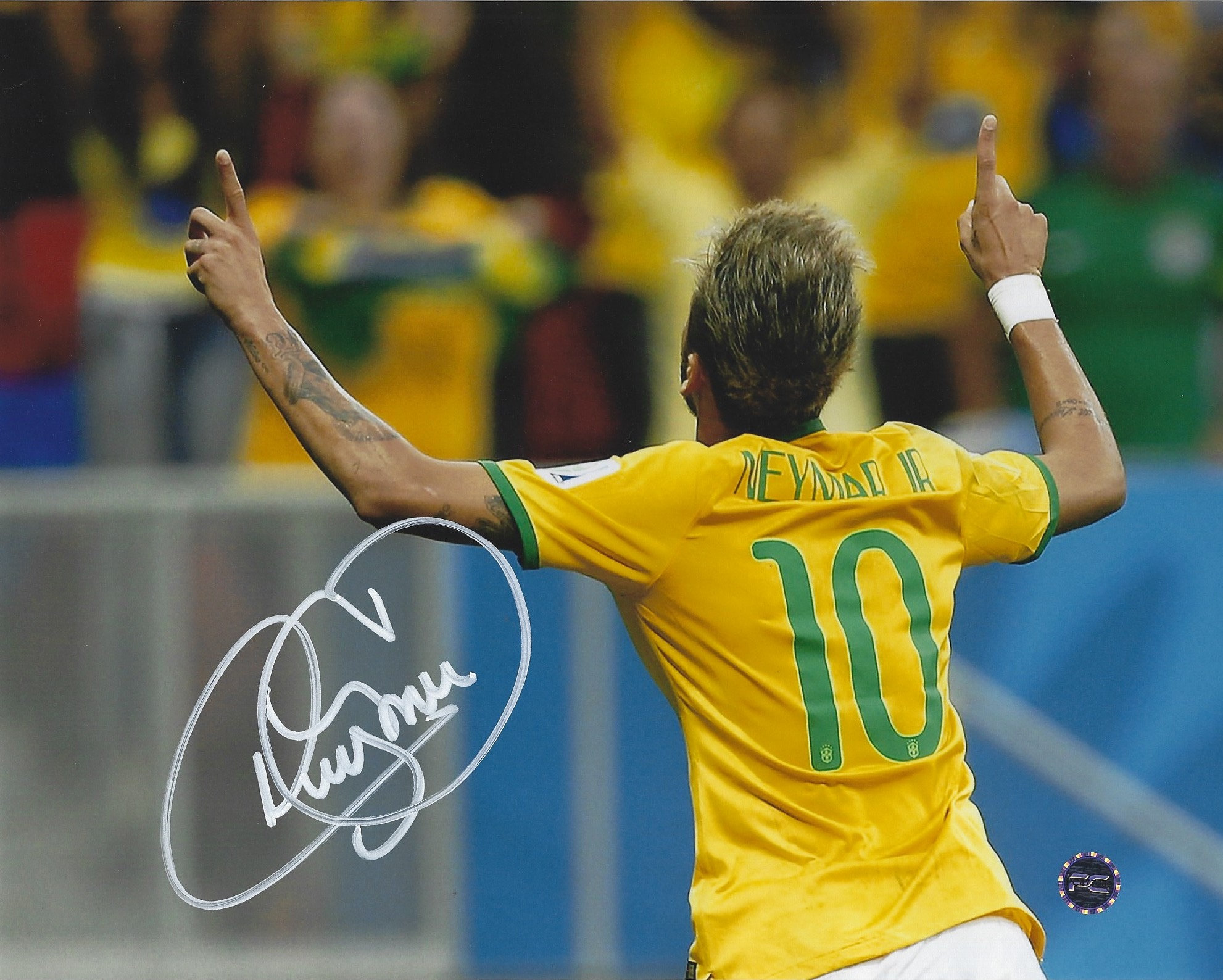 Neymar Jr. Brazil Autographed Signed 8x10 Photo With COA - Etsy